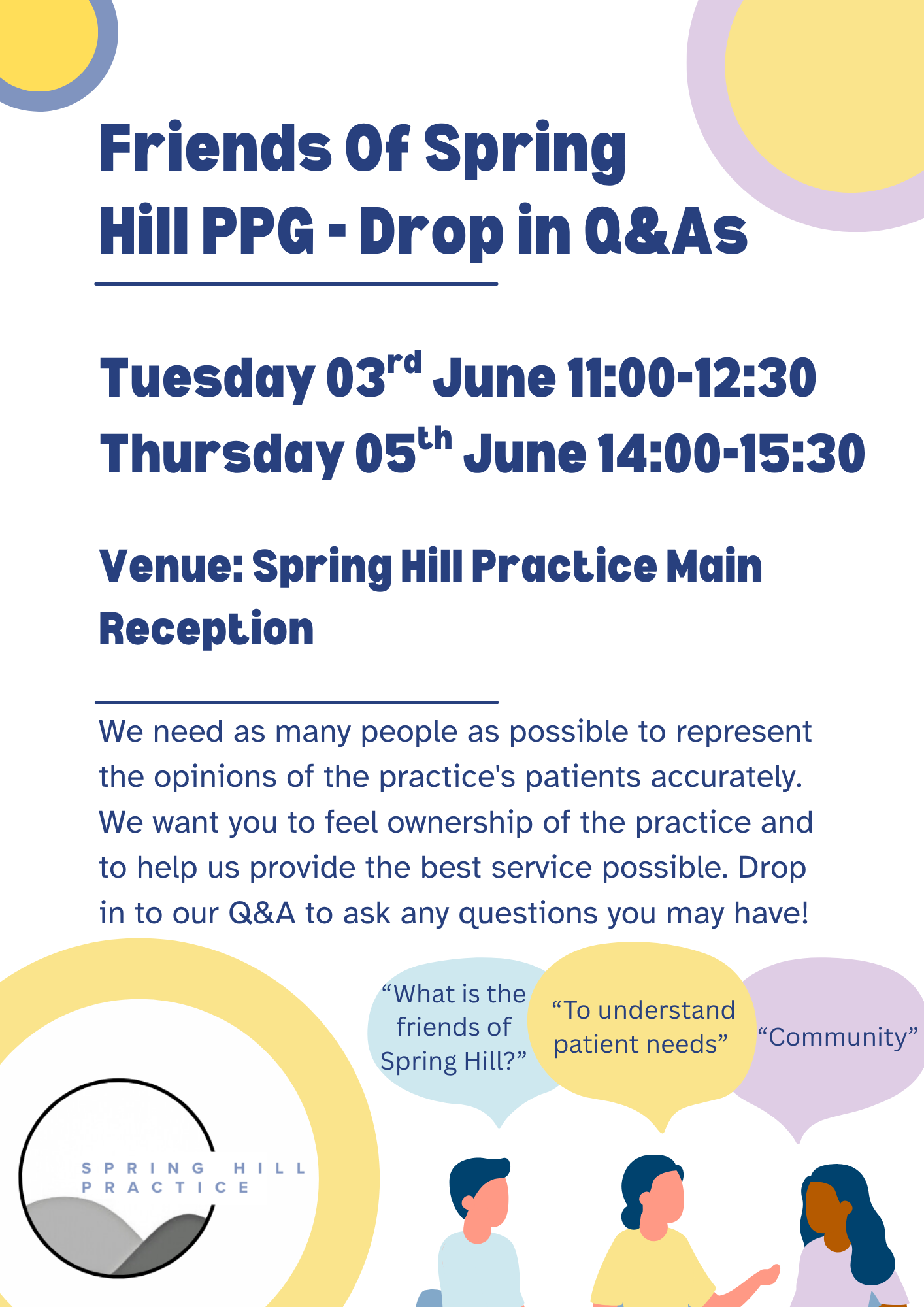 Friends of Spring Hill – Spring Hill Practice